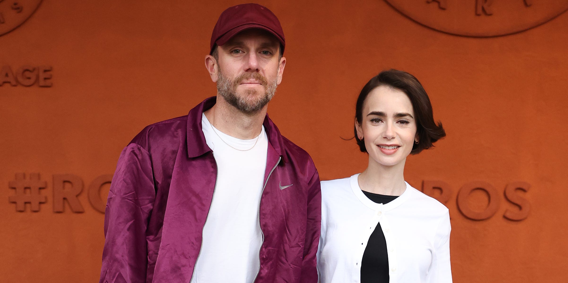 Lily Collins and Charlie McDowell enjoy a chic weekend at the French Open