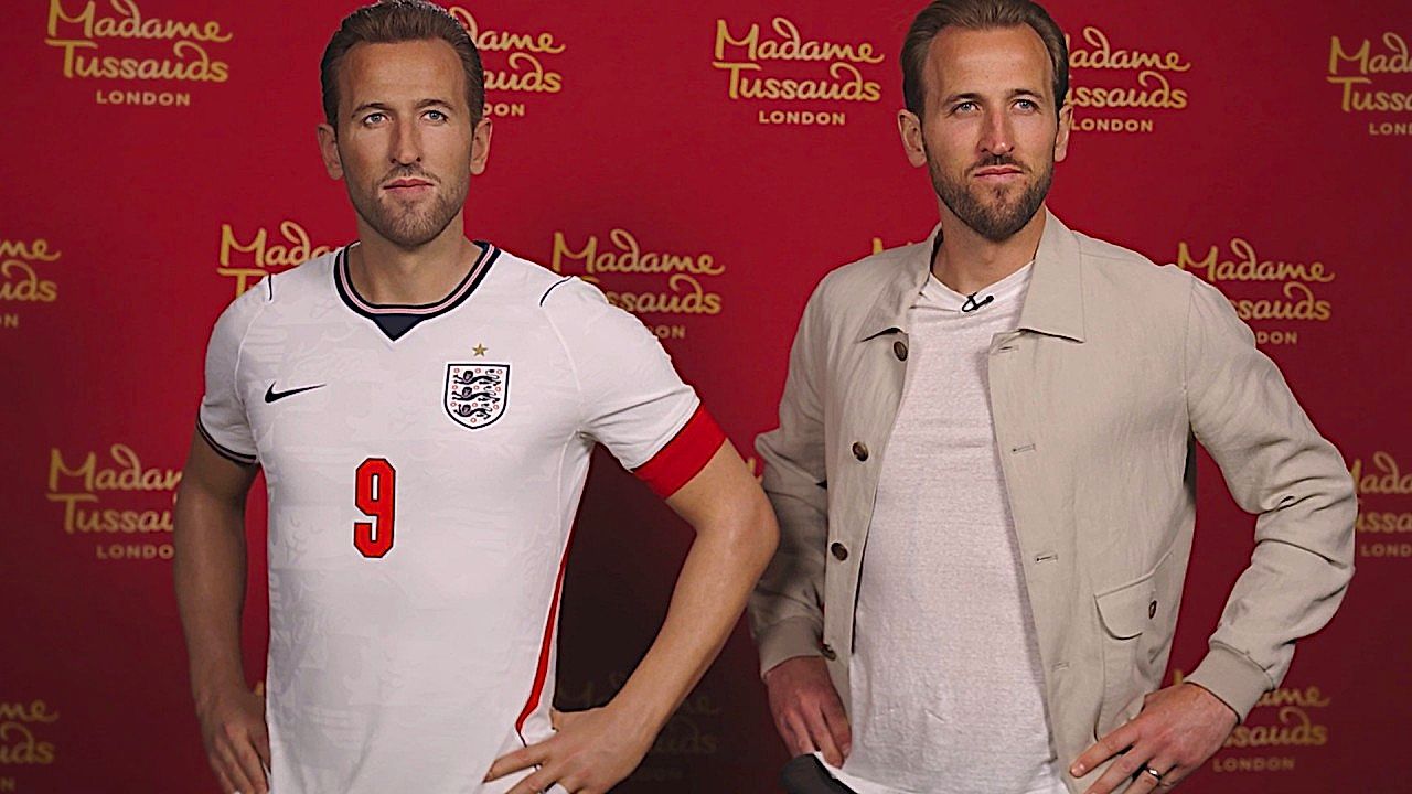 Harry Kane left speechless by his eerily lifelike waxwork at Madame ...