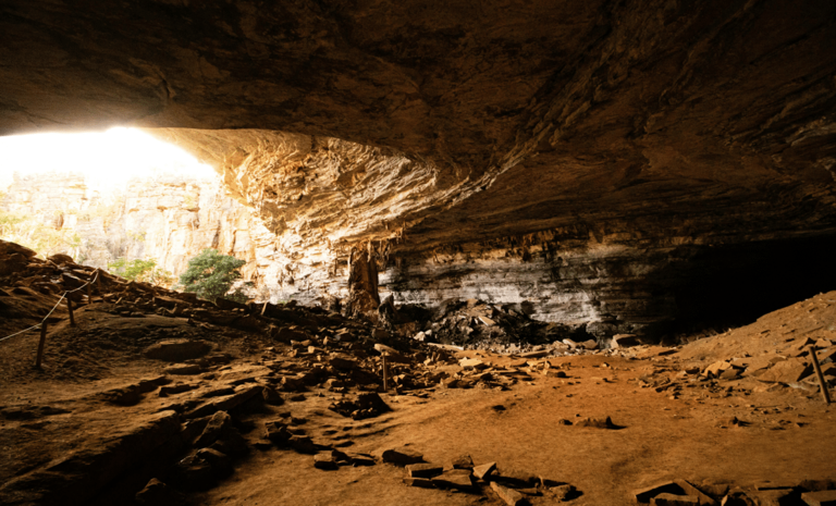 Prehistoric humans and their dog braved a bear-infested cave 14,400 ...