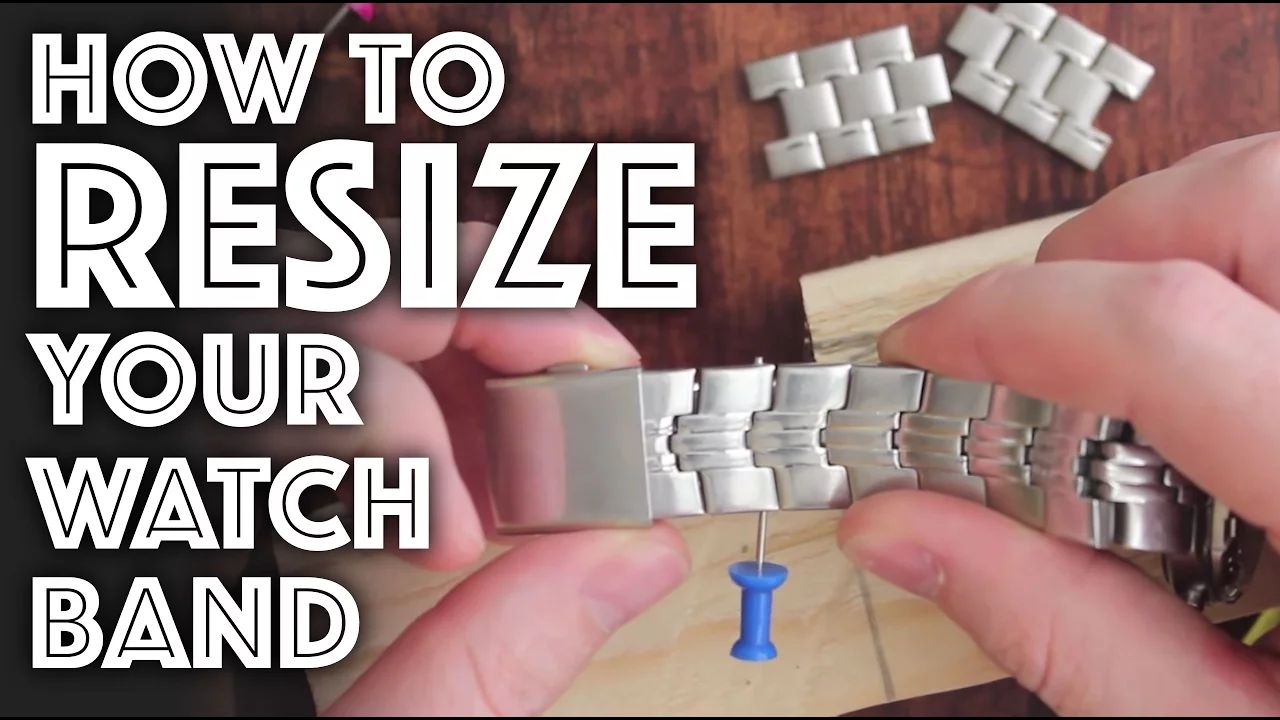How to resize / adjust a watch band