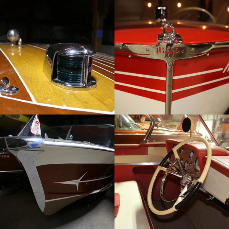 Gigantic classic wooden boat auction