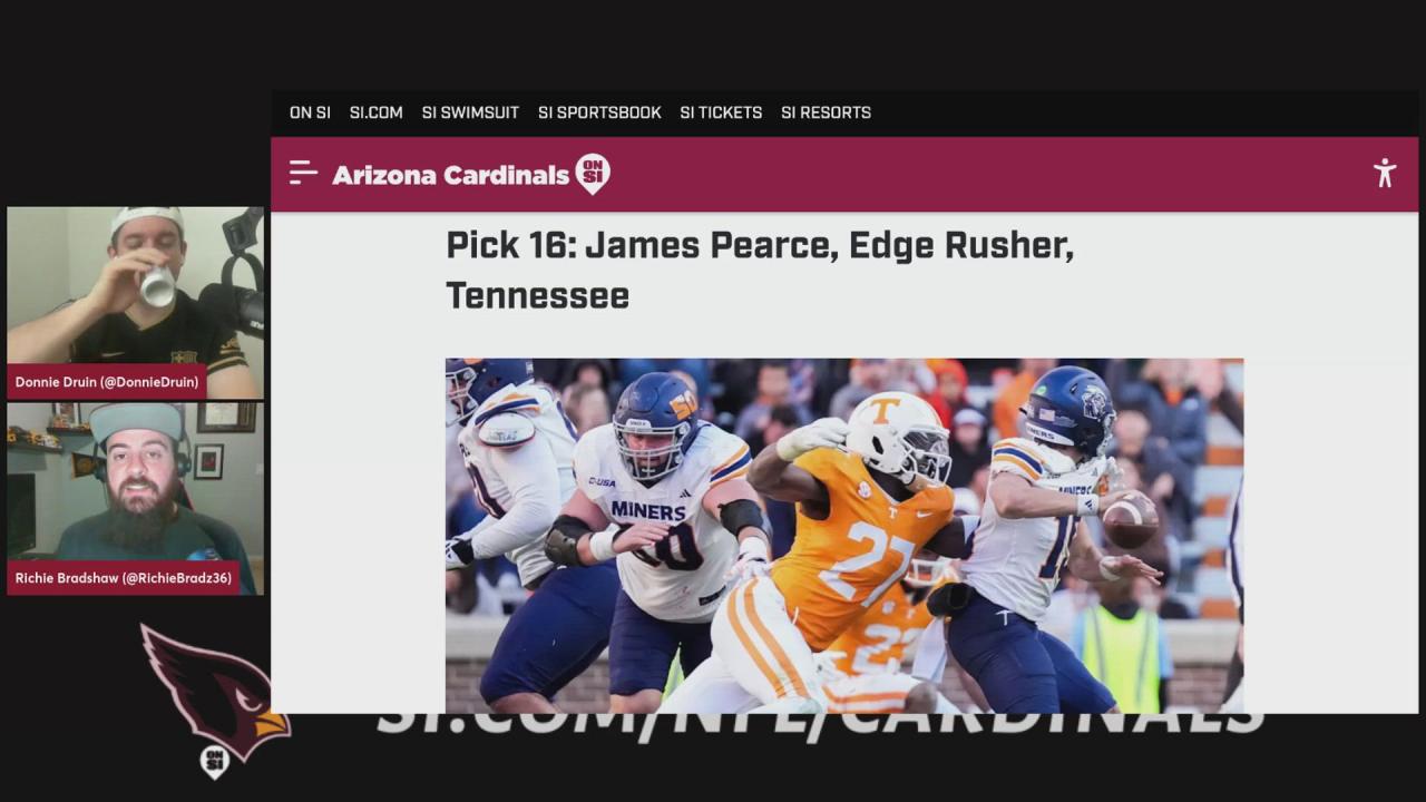 Why James Pearce to Arizona Cardinals makes sense
