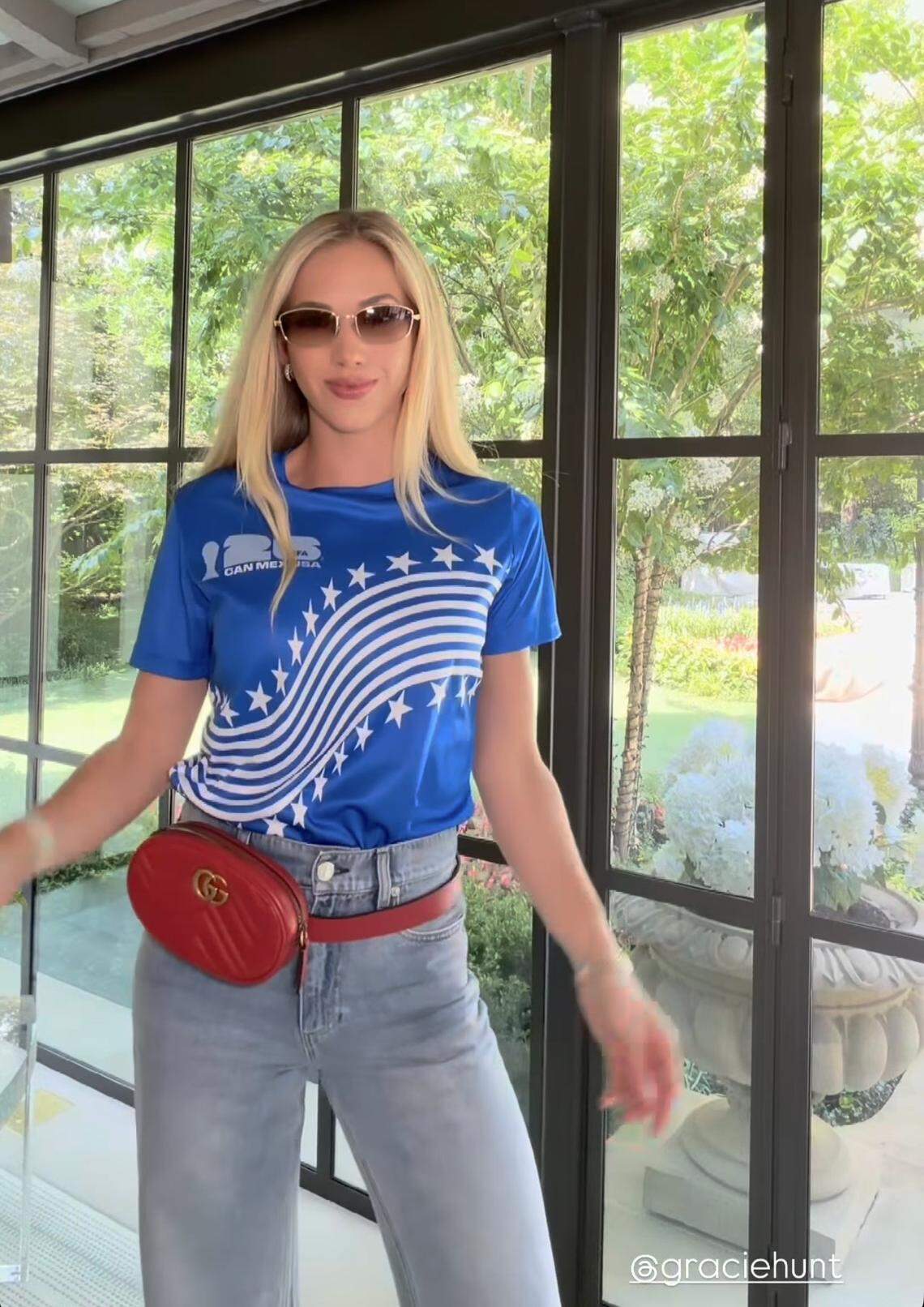 From Arrowhead, Gracie Hunt & fiance Derek Green announce World Cup ...