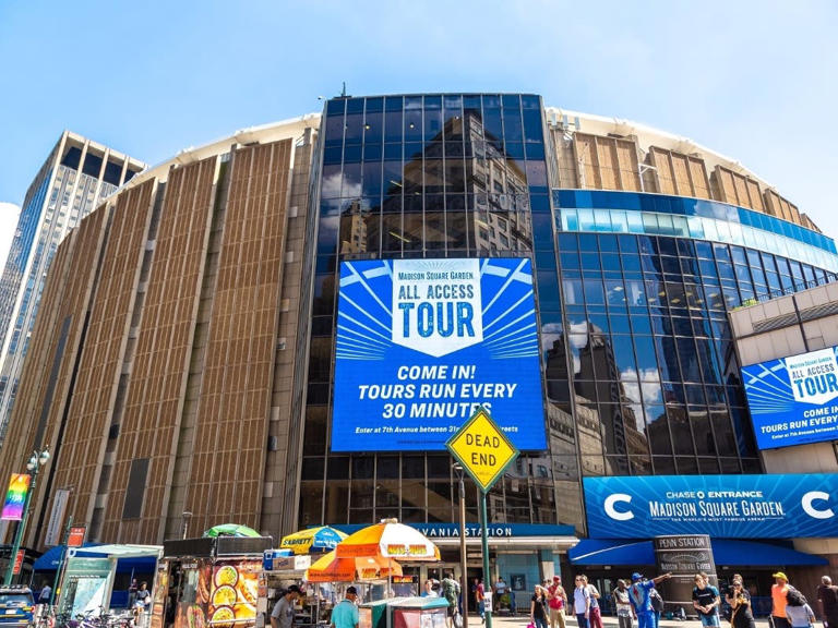 Watch party outside MSG returns for Game 1 of NBA Finals after ban is ...