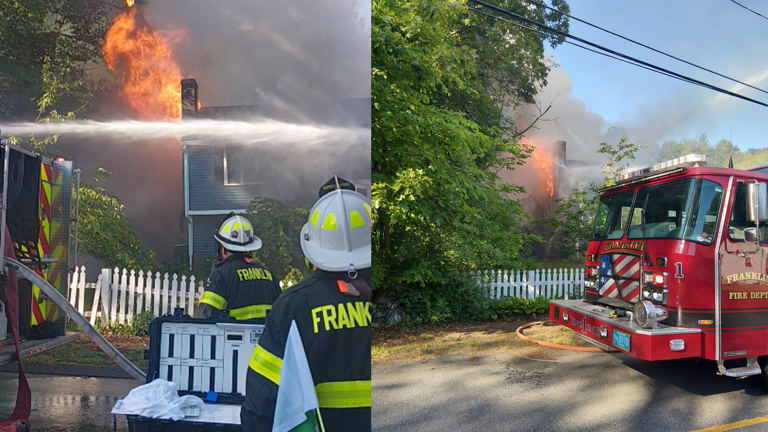 Propane tanks, solar panels complicate 3-alarm fire at Franklin, Mass ...