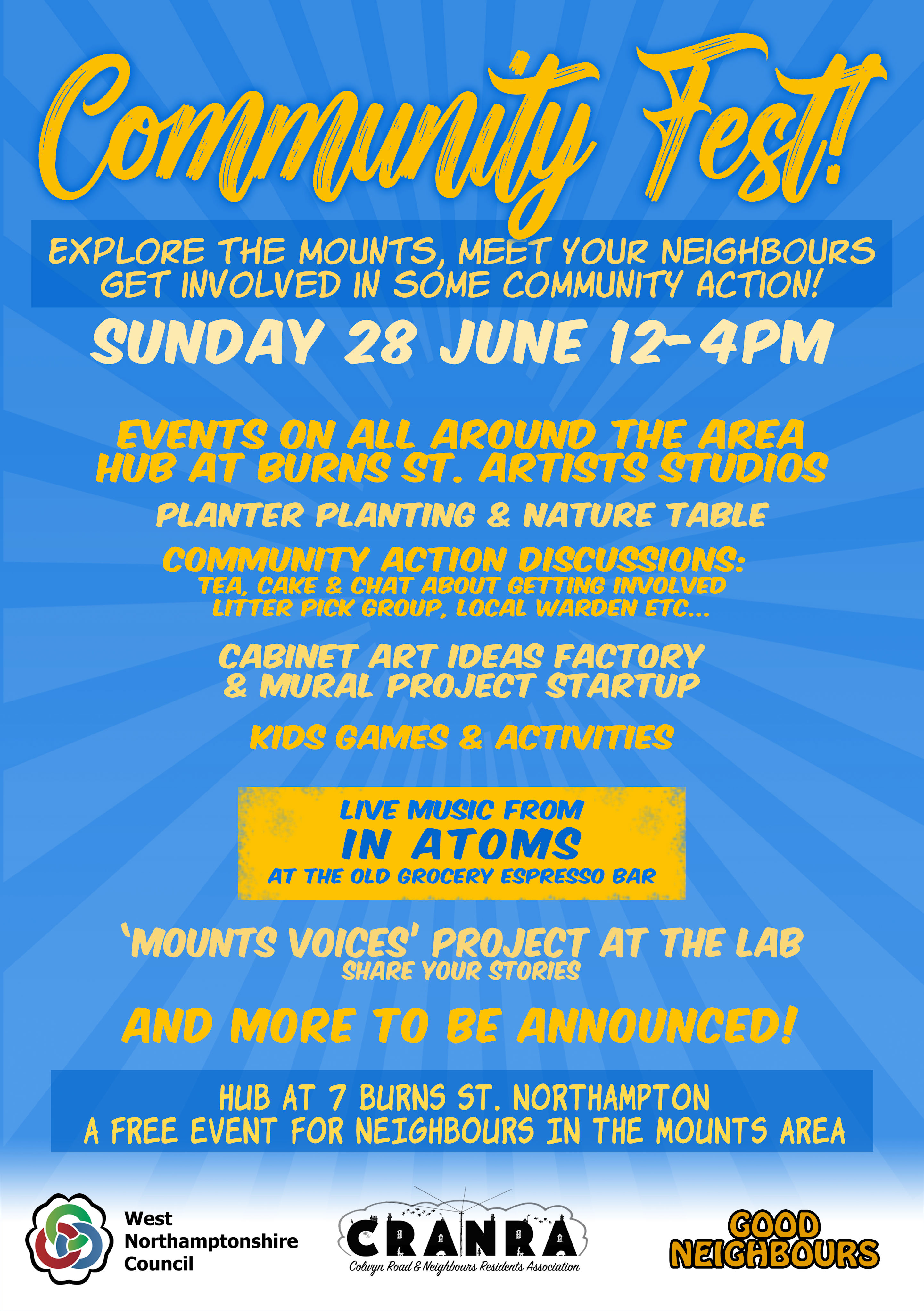 Northampton groups unite for 'Community Fest' celebrating the Mounts