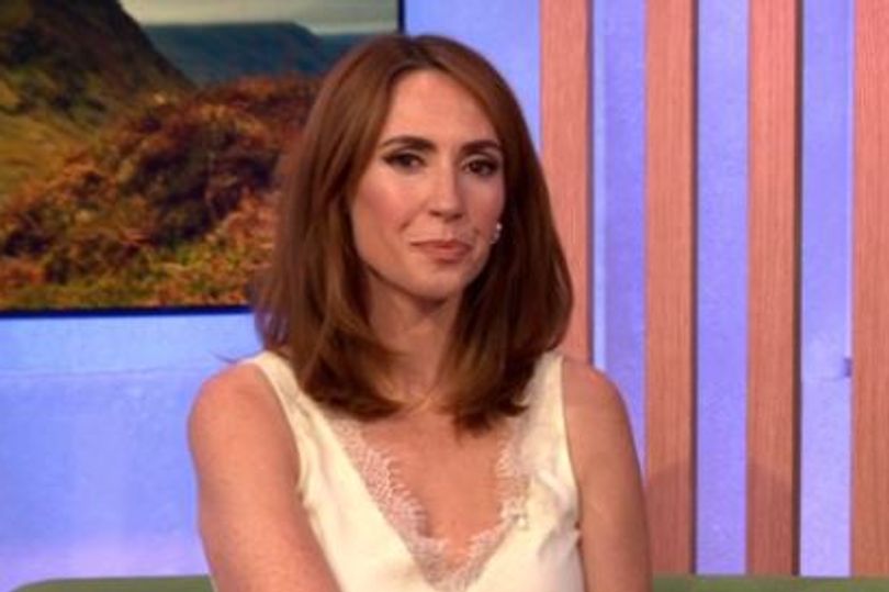 The One Show star says she's glad to be here as she returns from illness