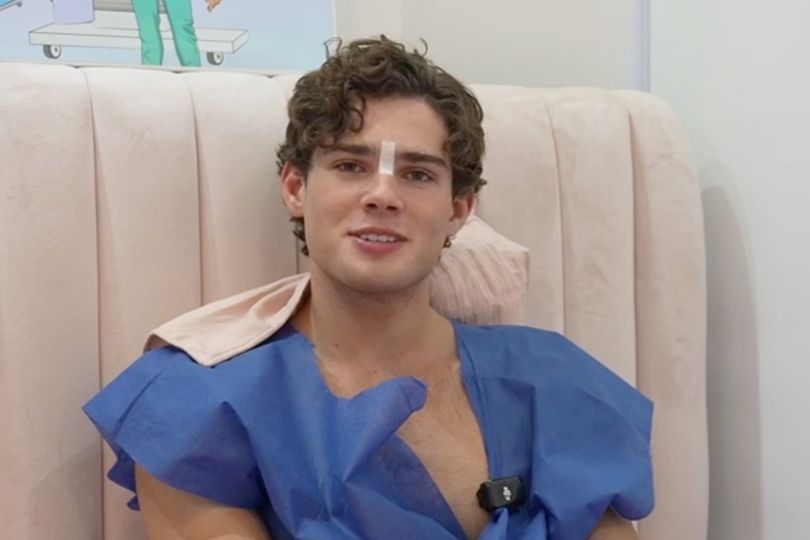 Watch as Clavicular livestreams nose job straight from operating room