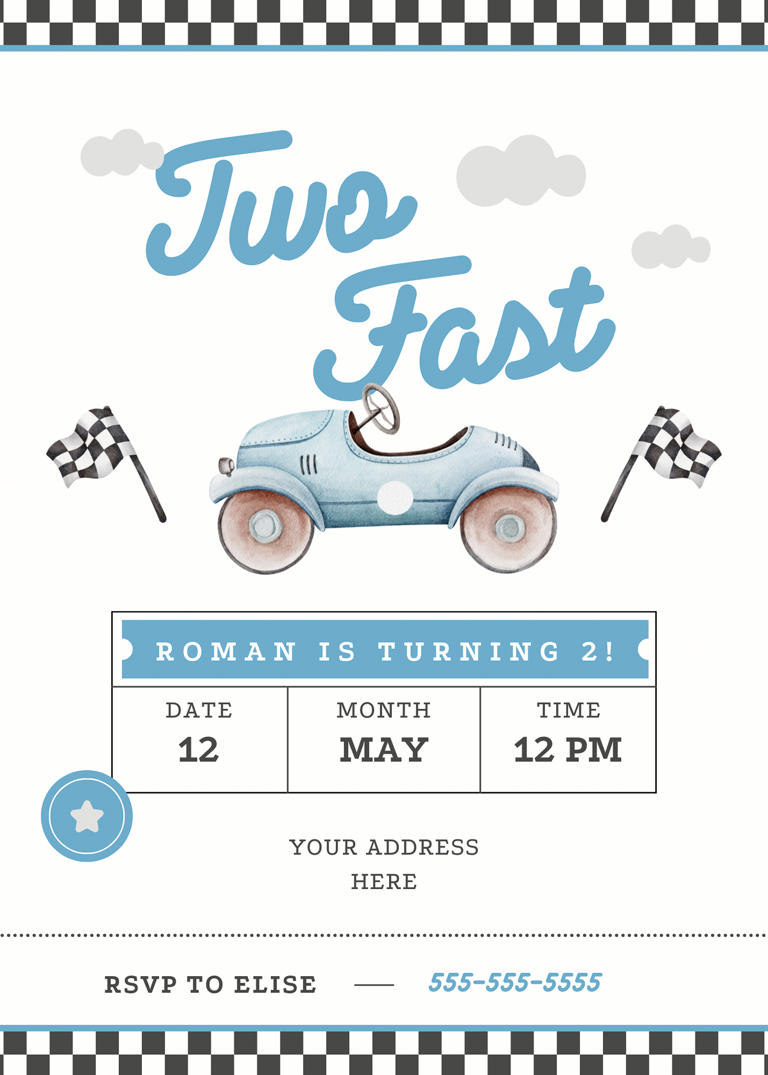 Two fast birthday party theme ideas for your little speed racer