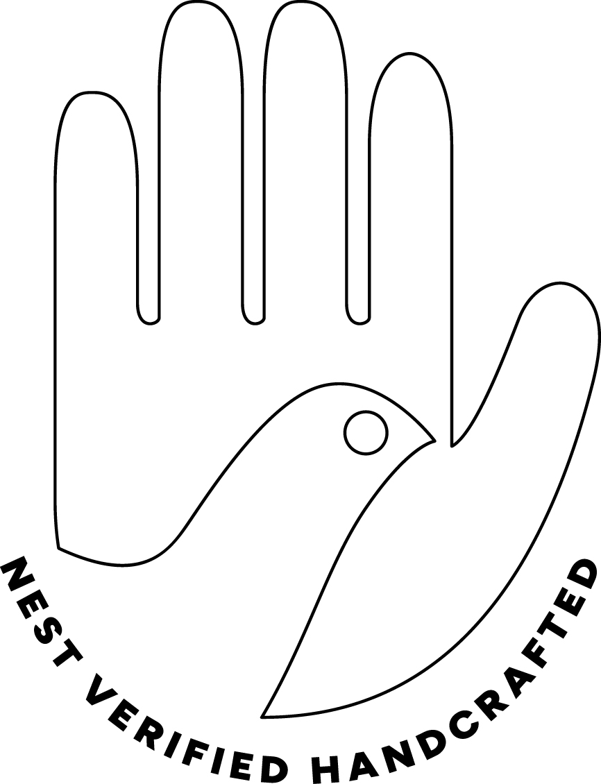 Nest's verified handcrafted mark gives handmade goods a badge of honor