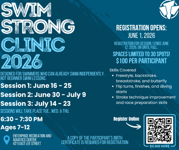 Enterprise summer program builds young swimmers’ confidence