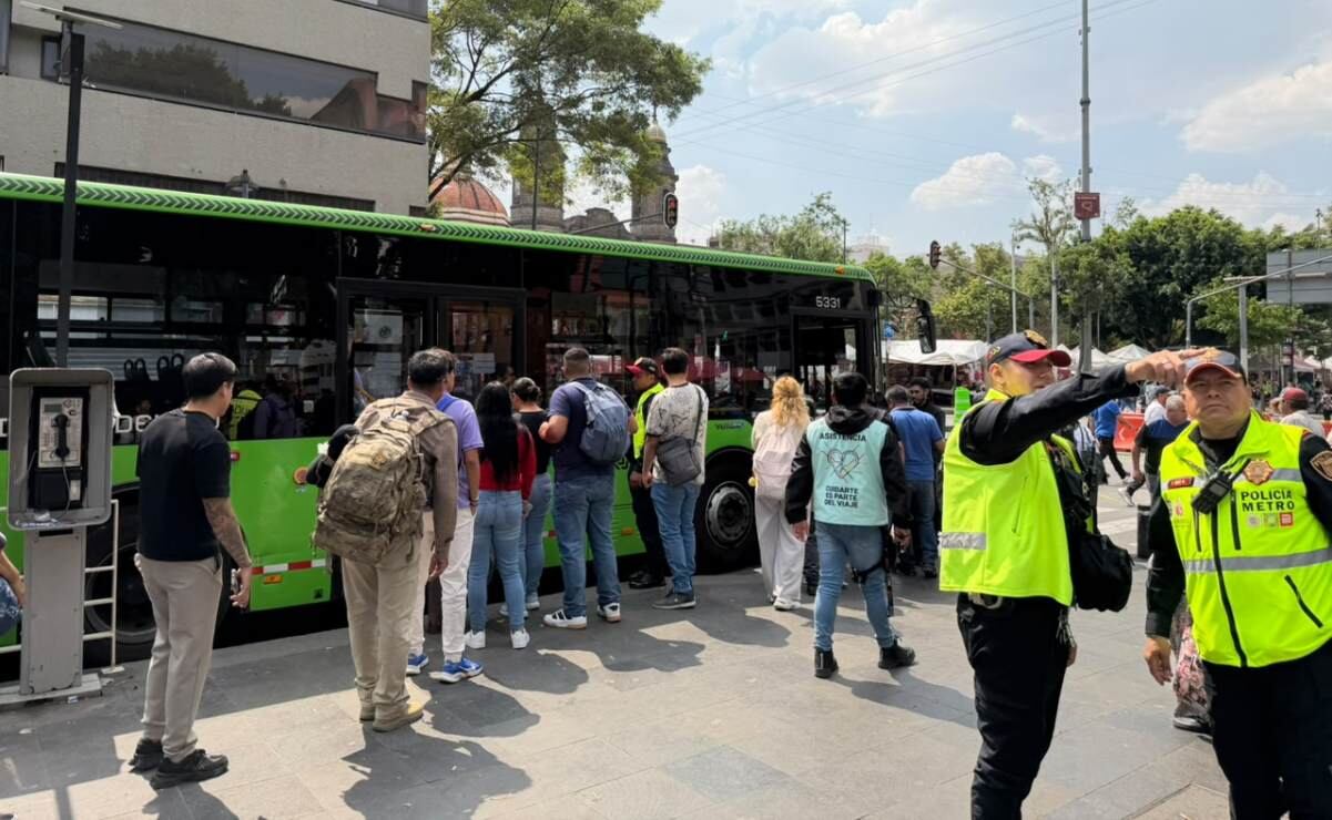 Filas interminables en Pino Suárez por obras de rehabilitación de Línea ...