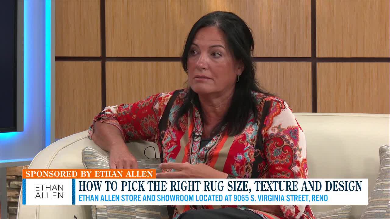 Ethan Allen helps clients choose the right rug for their home or office