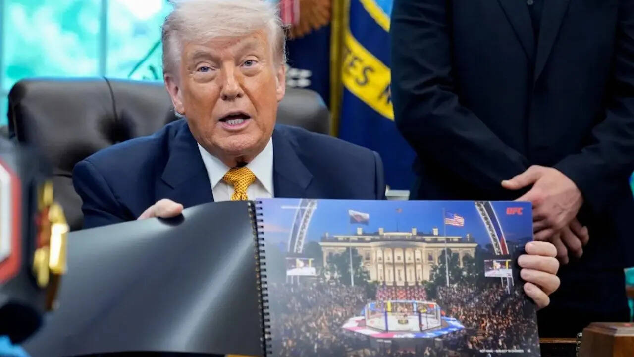 Trump compares White House UFC arena to the Eiffel Tower, 'It could ...