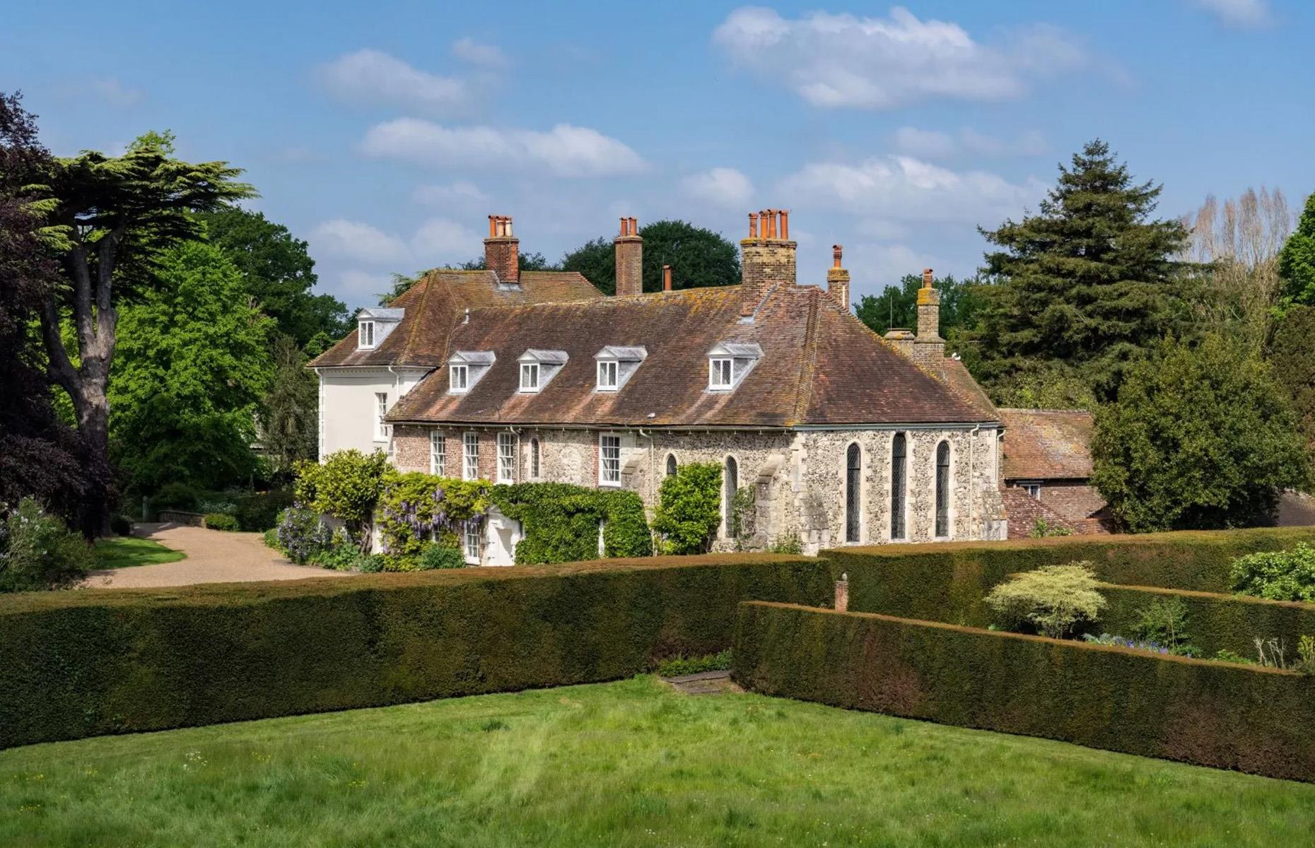 Inside a centuries-old English manor that was home to knights