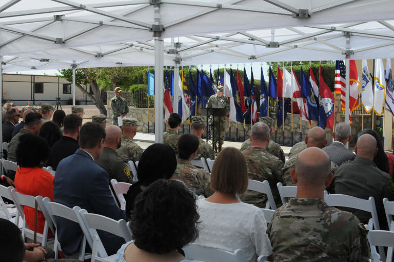 Fort Bliss unit cases colors, shifts mission to target drug cartels