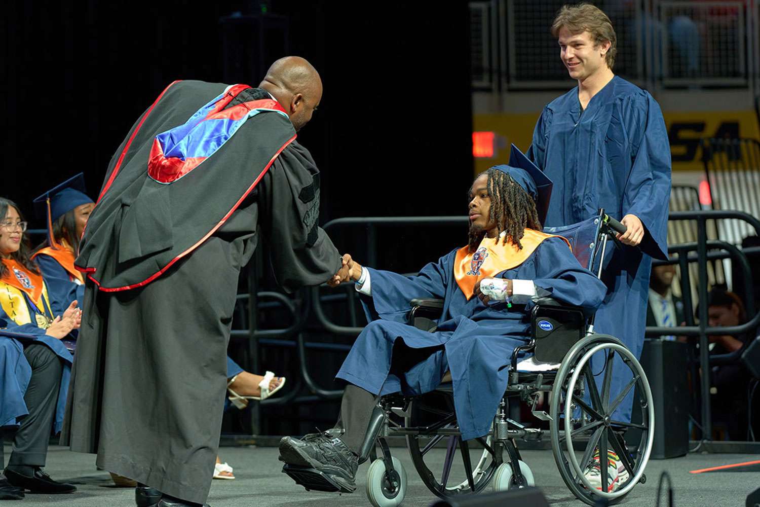 High school senior nearly died in spring break crash. He lost his leg ...