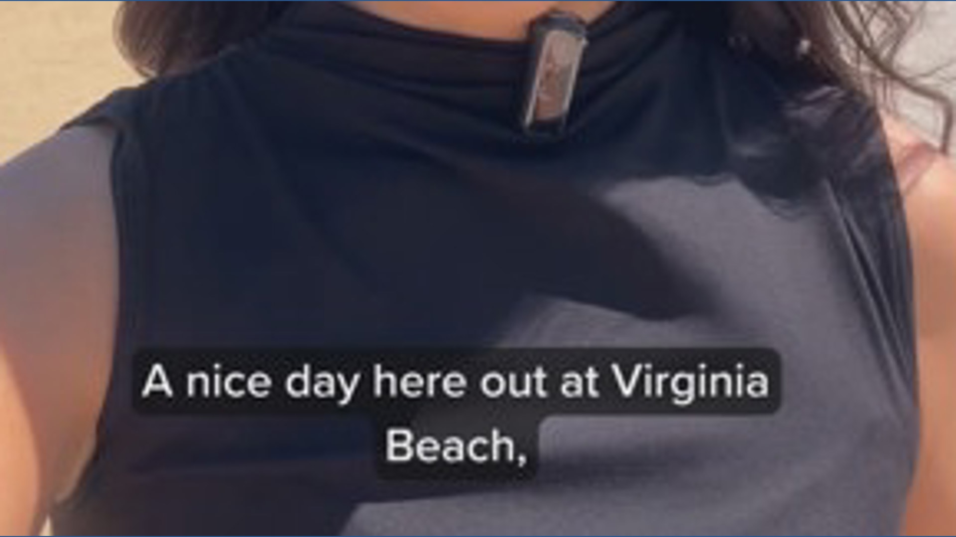 Red flag warnings at Virginia Beach Oceanfront