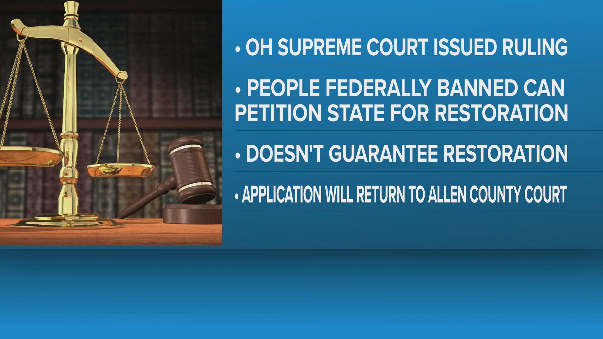 New Ohio Supreme Court ruling allows people banned from owning guys to ...