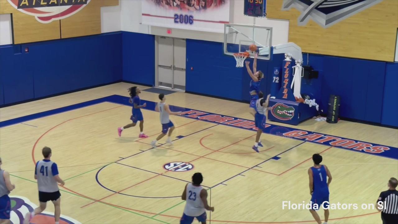 Florida Gators basketball practice highlights