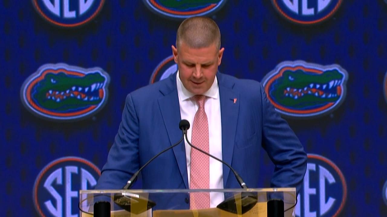 Billy Napier reflects on DJ Lagway's ascension to Gators starting QB