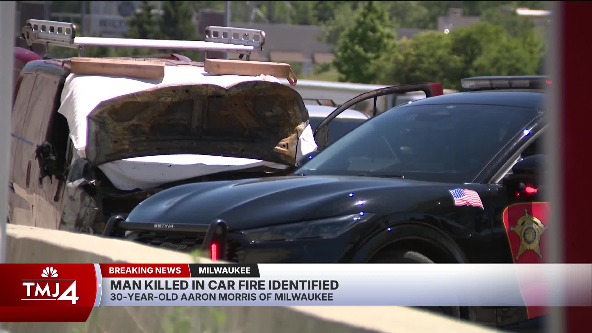 Man killed in car fire identified