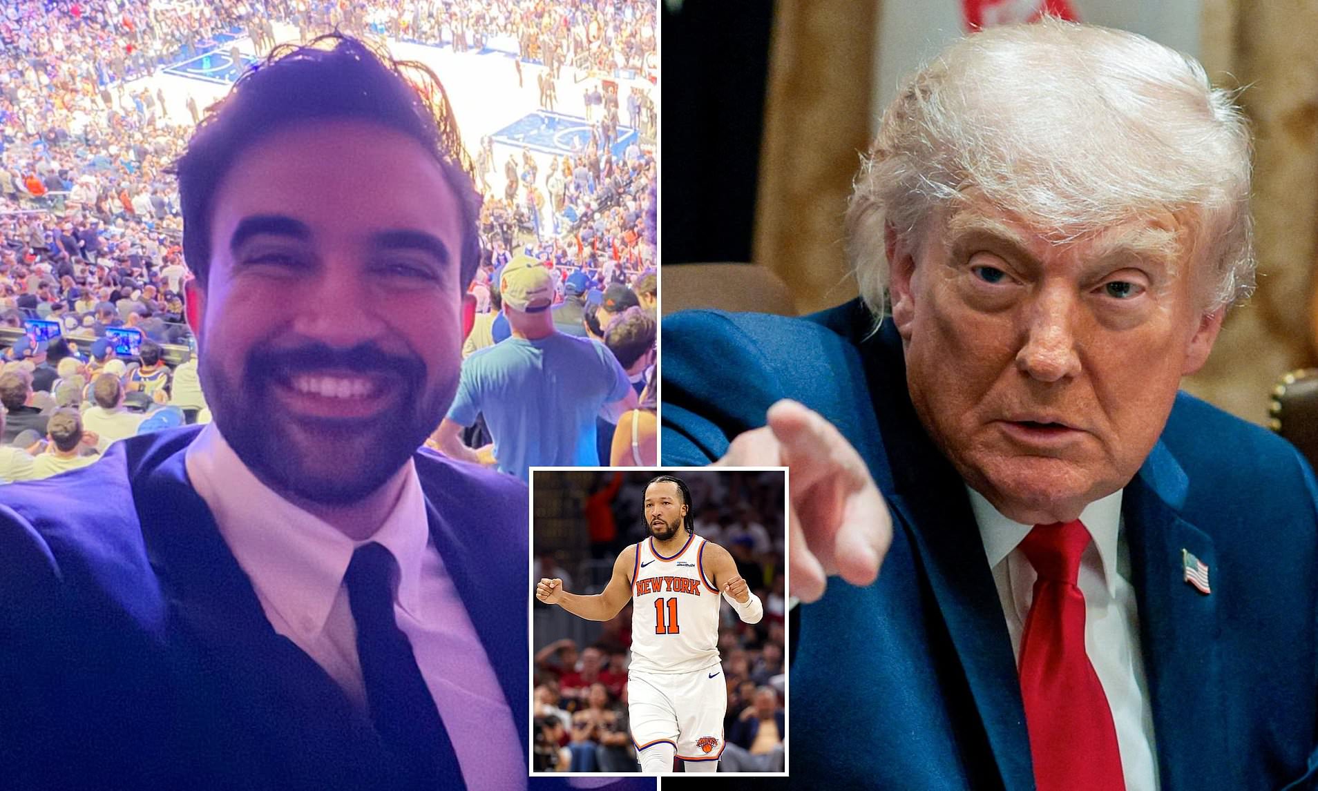 Trump to attend Game 3 of Knicks' NBA Finals in New York with Zohran ...