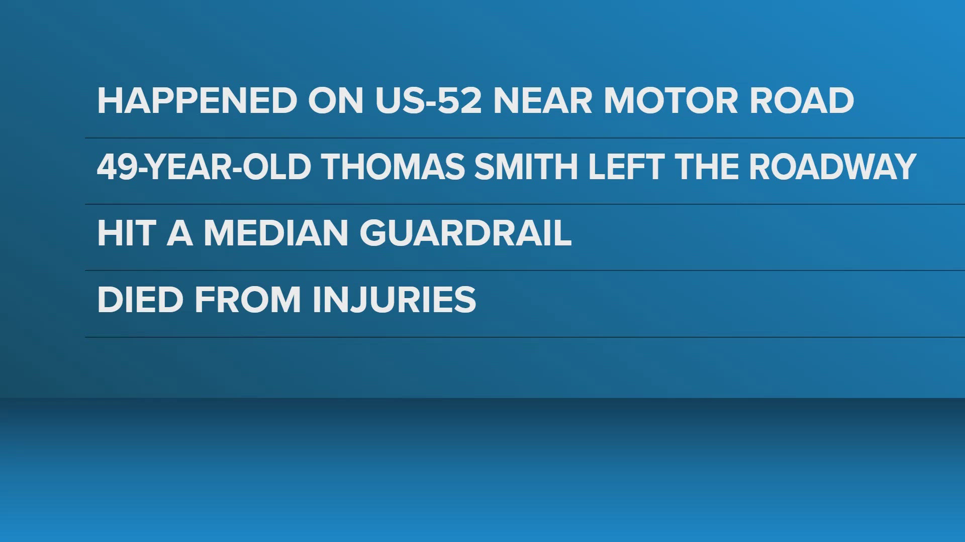 Surry County detention officer killed in crash on US 52 in Winston-Salem