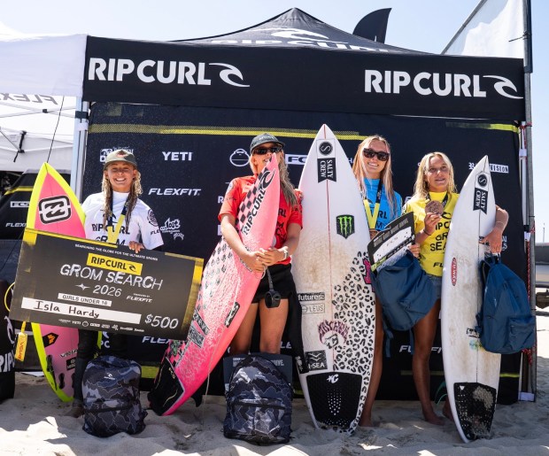 SC surfer Isla Hardy wins Rip Curl GromSearch’s West Coast Region title ...