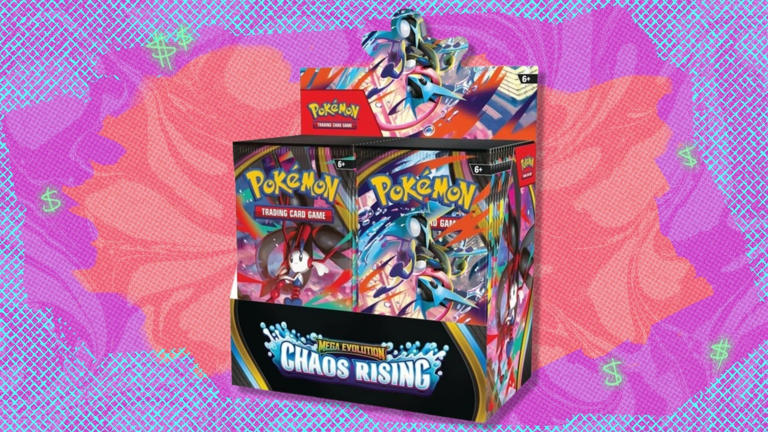 Pokémon TCG: Mega Evolution Chaos Rising booster display box on sale at ...