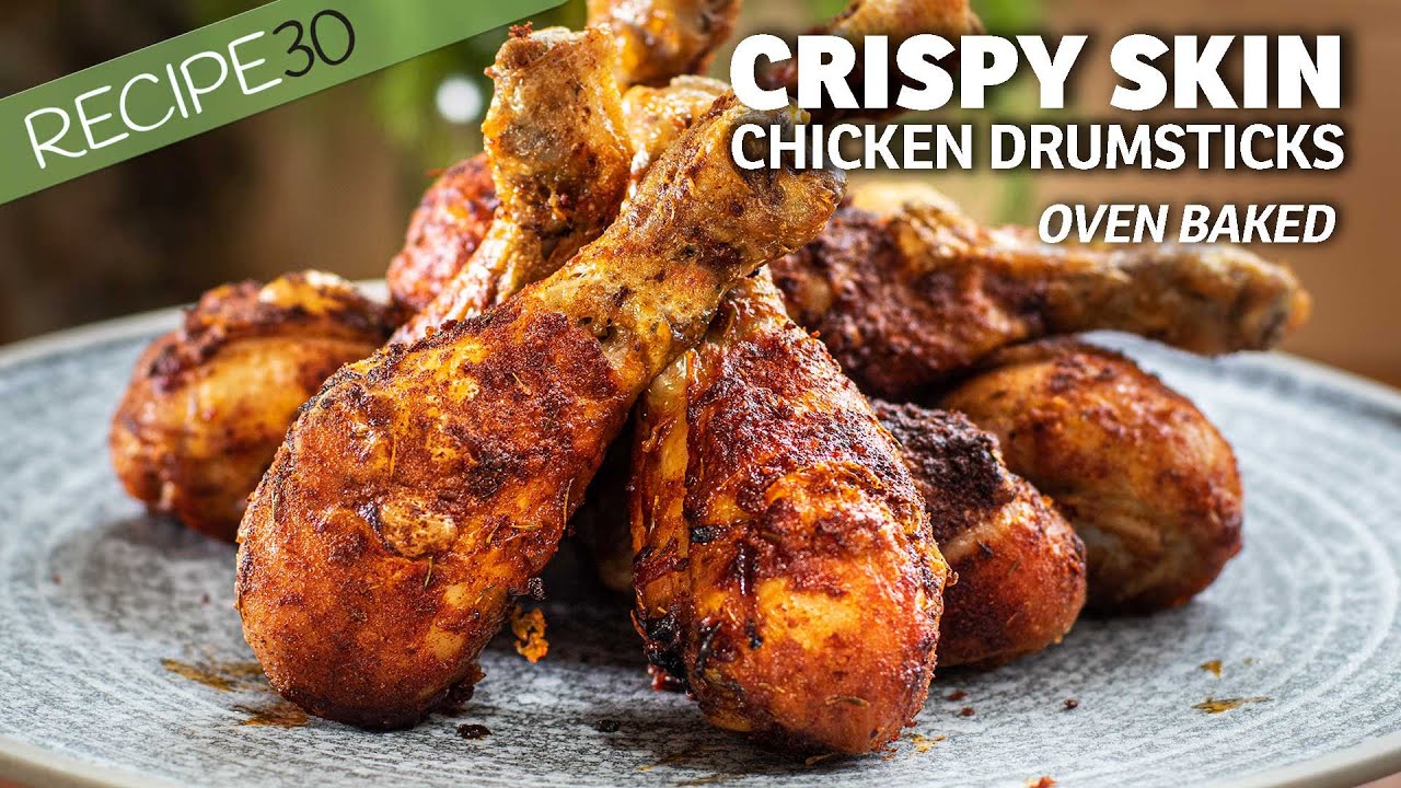 How to make extra crispy baked chicken drumsticks