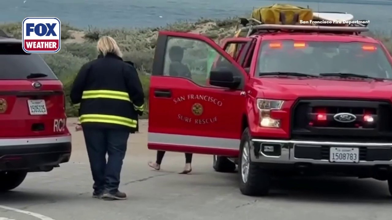 San Francisco Fire Department responds to fisherman swept out by ...