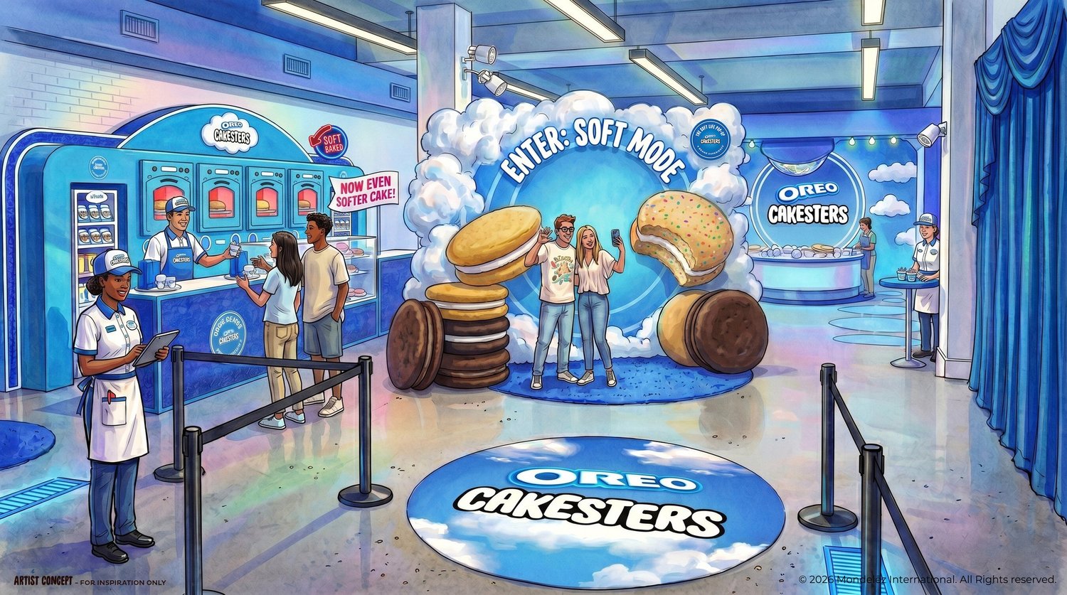 Oreo Cakesters 'soft life' pop-up, NYC
