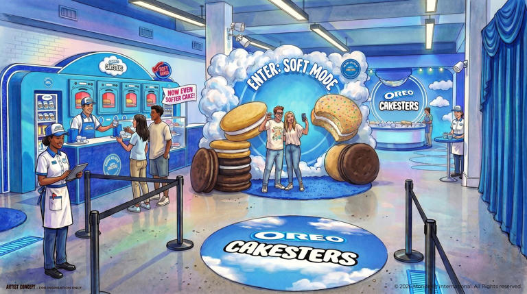 Oreo Cakesters 'soft life' pop-up, NYC