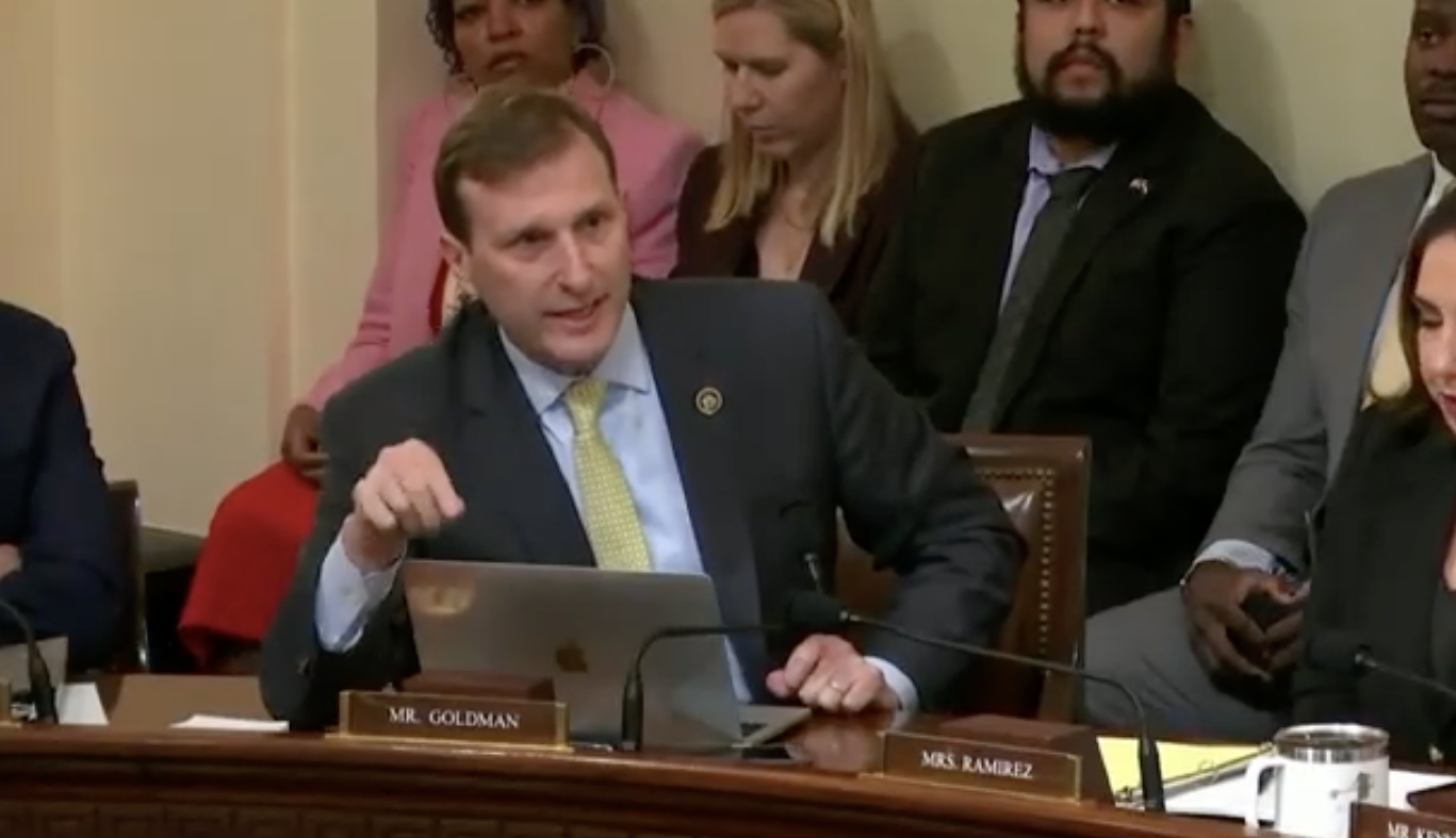 'I didn't ask a question': Rep. Dan Goldman clashes with DHS Secretary ...