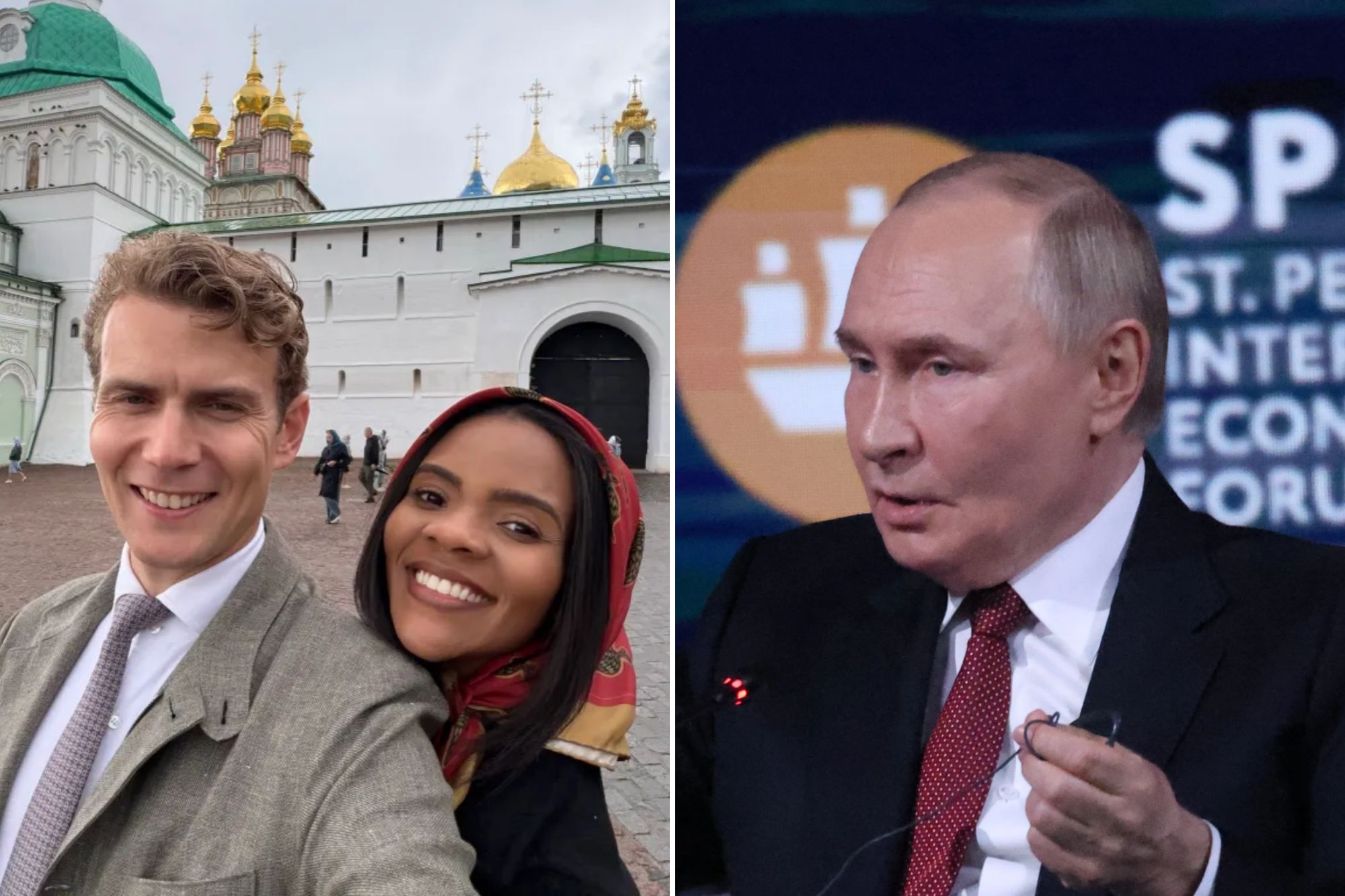 Candace Owens is speaking in Russia, but sources say Putin is only ...