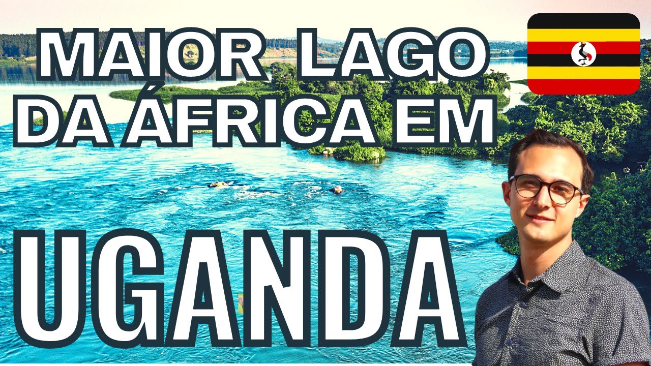 Lago Victoria, o maior lago da África em Uganda