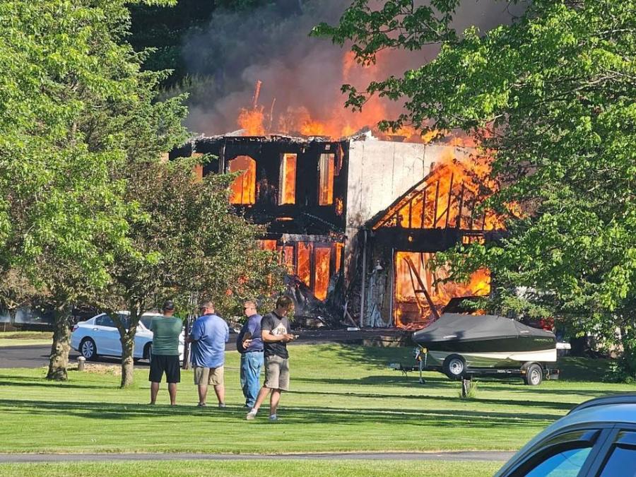 Three-alarm fire engulfs Clifton Springs structure