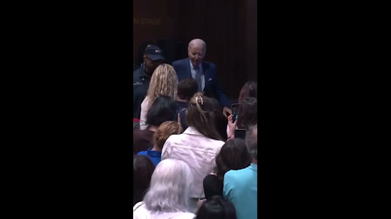 Joe Biden asks awkward question during Jill's book event