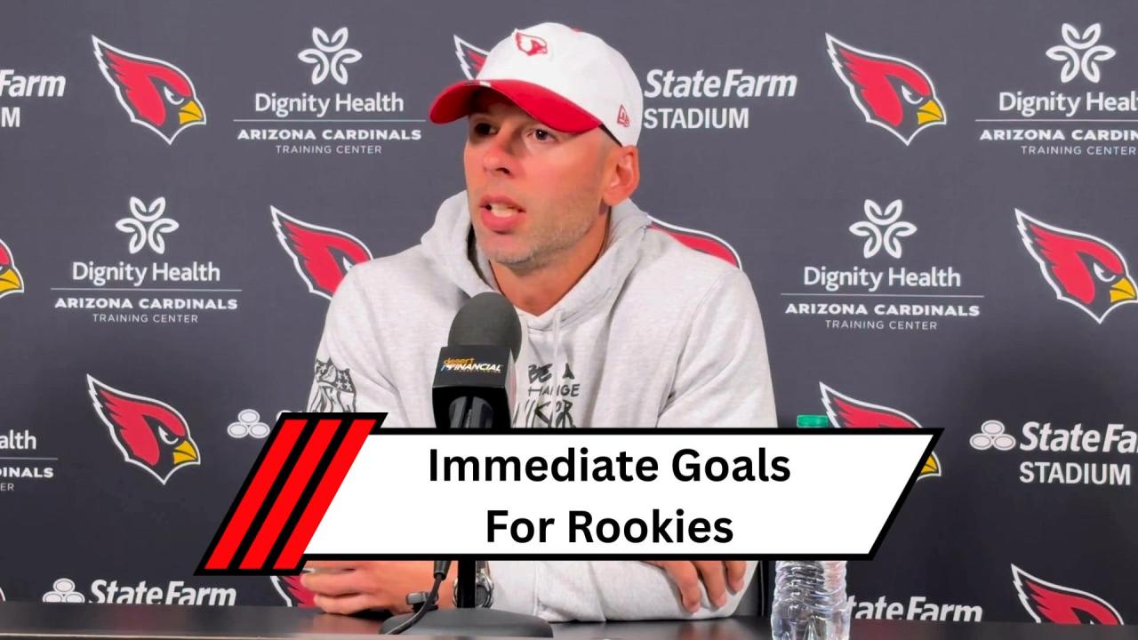 Arizona Cardinals HC Jonathan Gannon talks rookie camp
