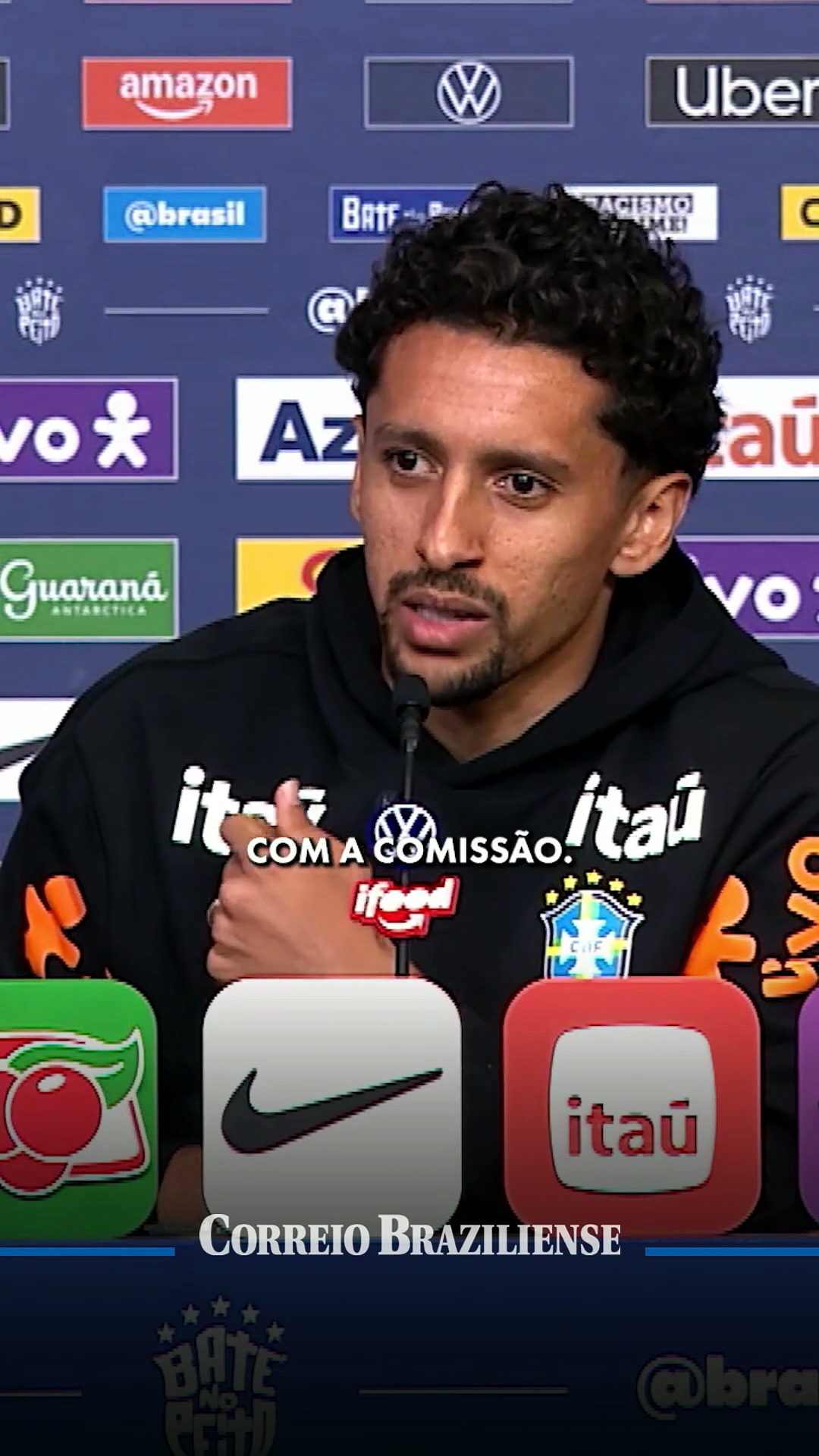 Seleção: Marquinhos comenta abraço em Gabriel Magalhães e desafio de ...