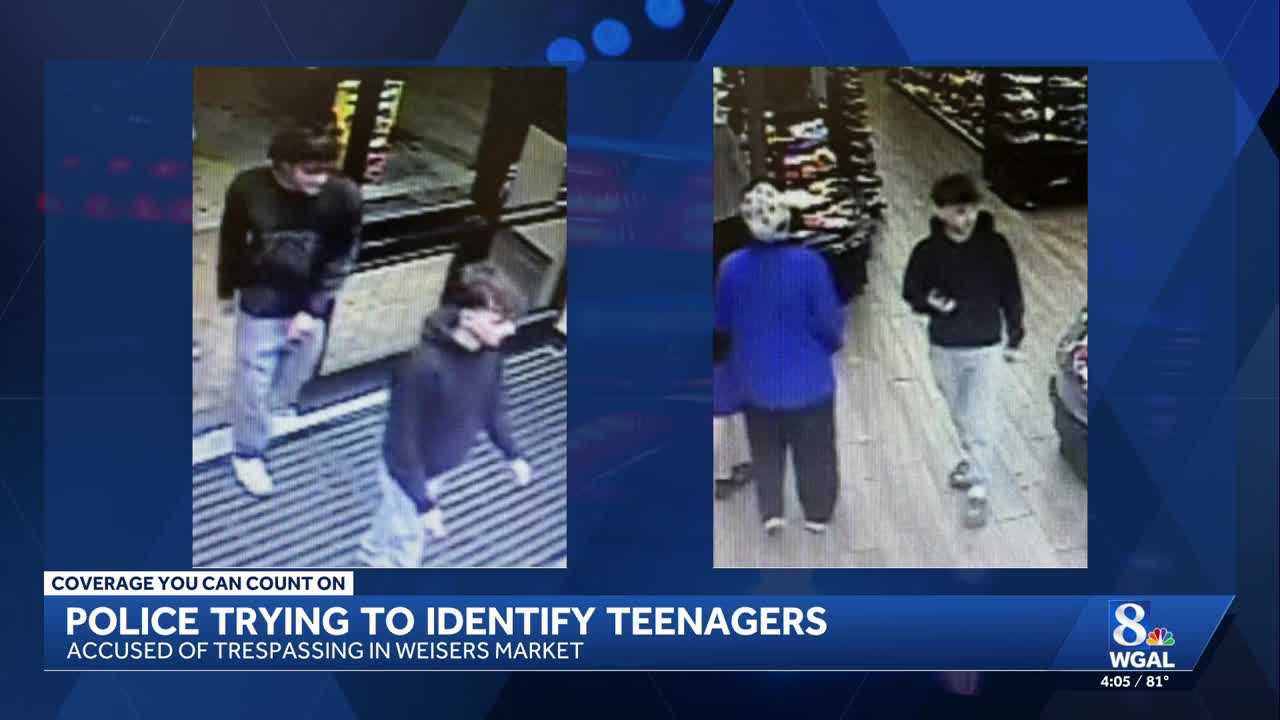 Police searching for teenagers who broke into a Lancaster County store