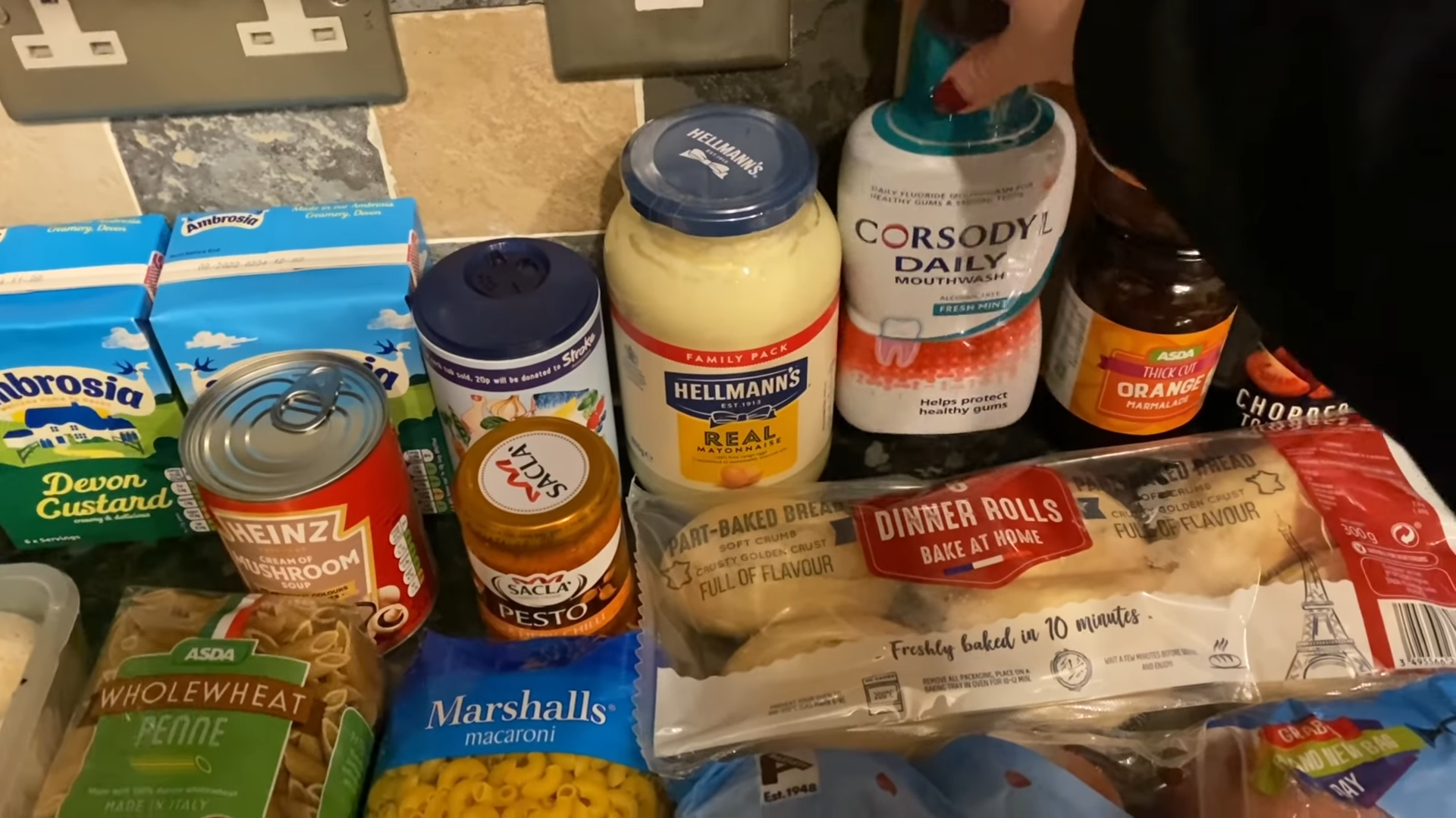 What family food can you buy for under ninety pounds?