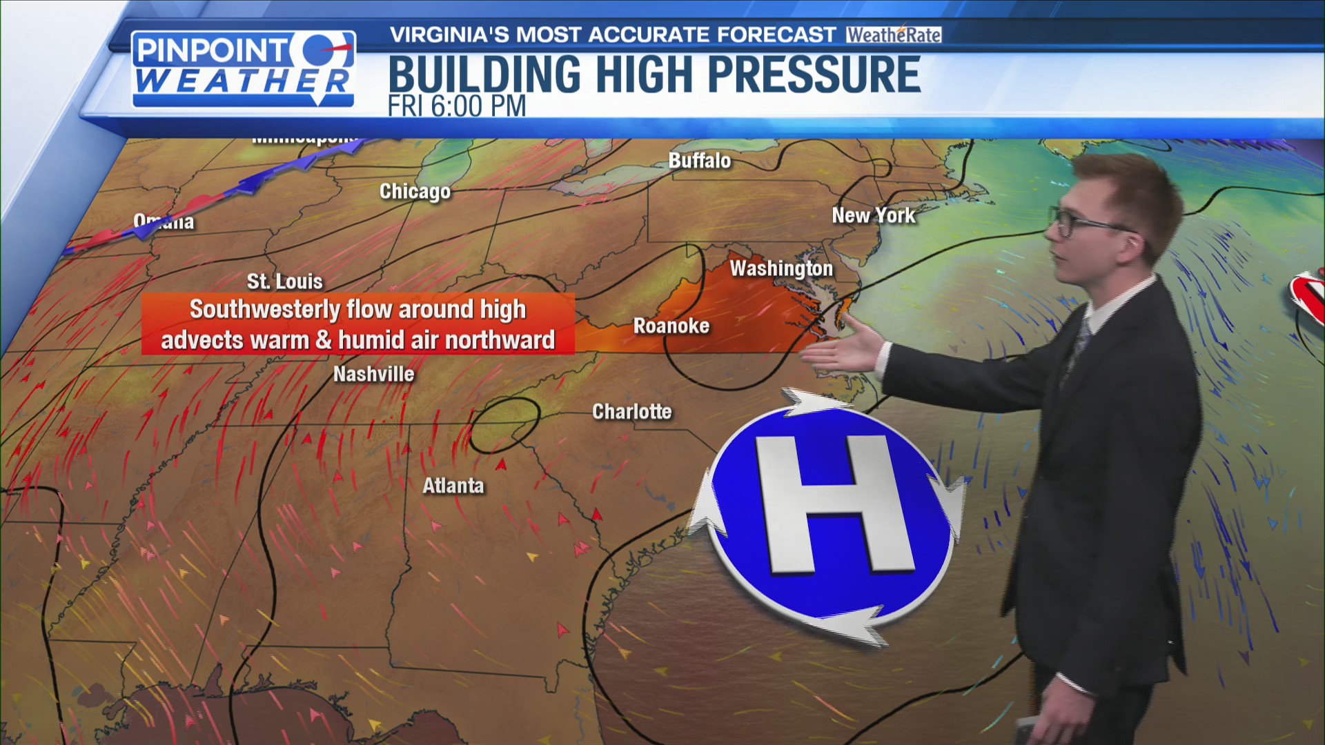 Pinpoint weather: Wednesday evening forecast