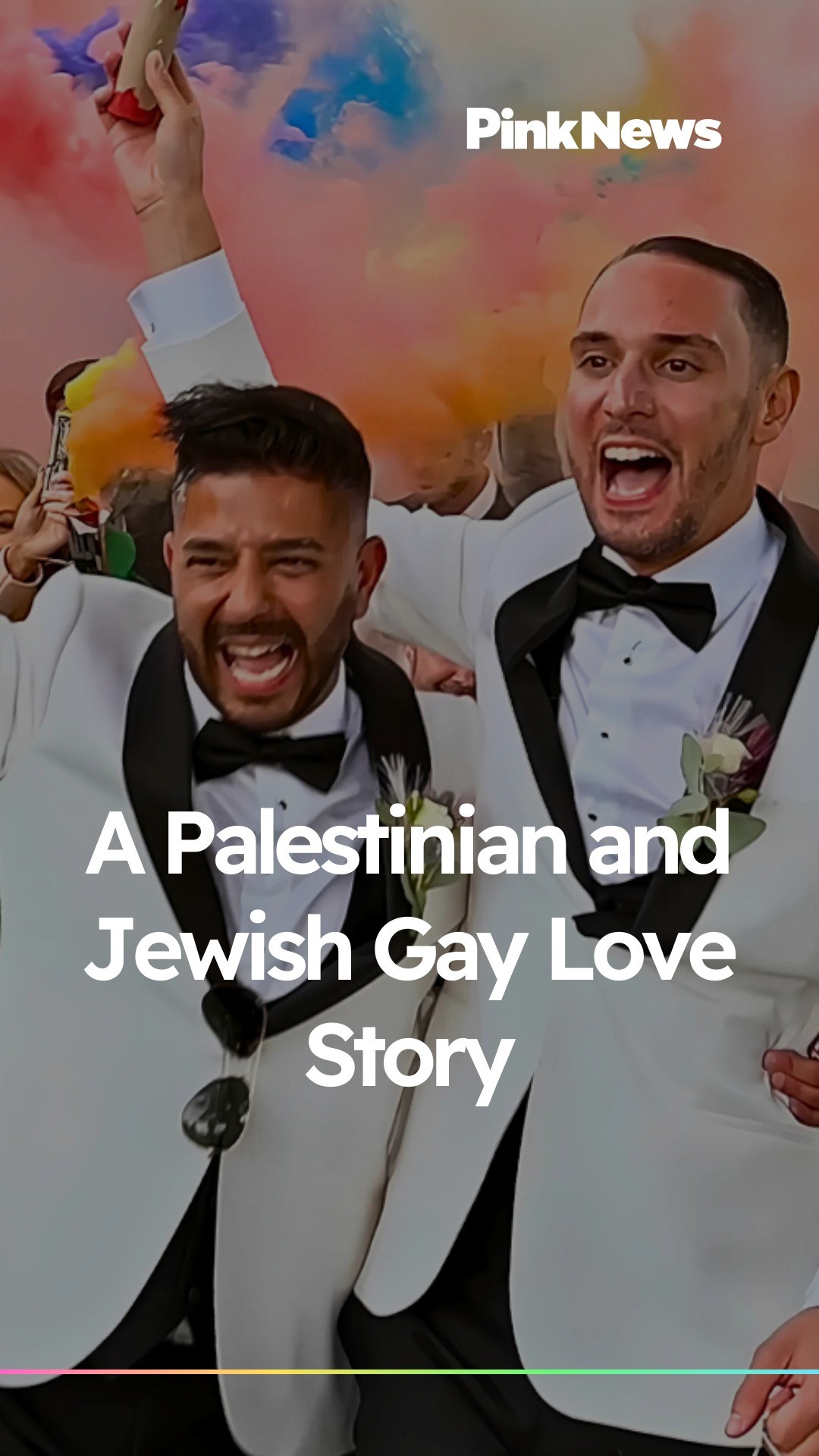 Adam and Ali's viral wedding reel celebrates love, blending Jewish and ...