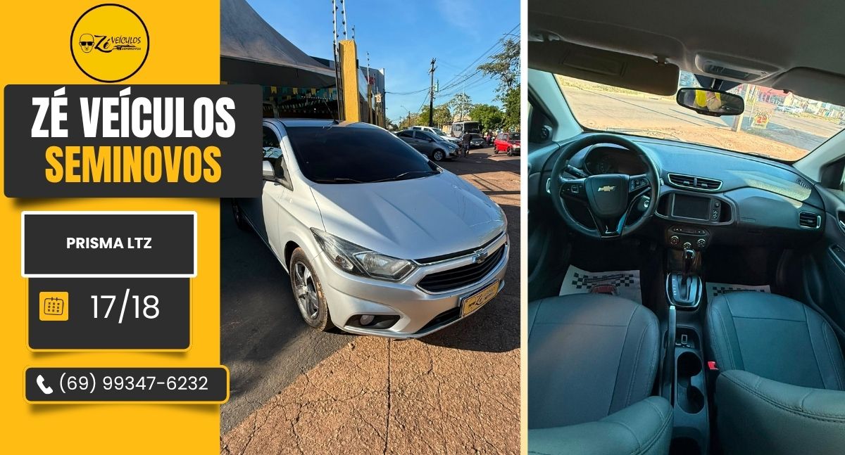 Chevrolet Prisma LTZ 2018 conforto, espaço e excelente desempenho na Zé ...
