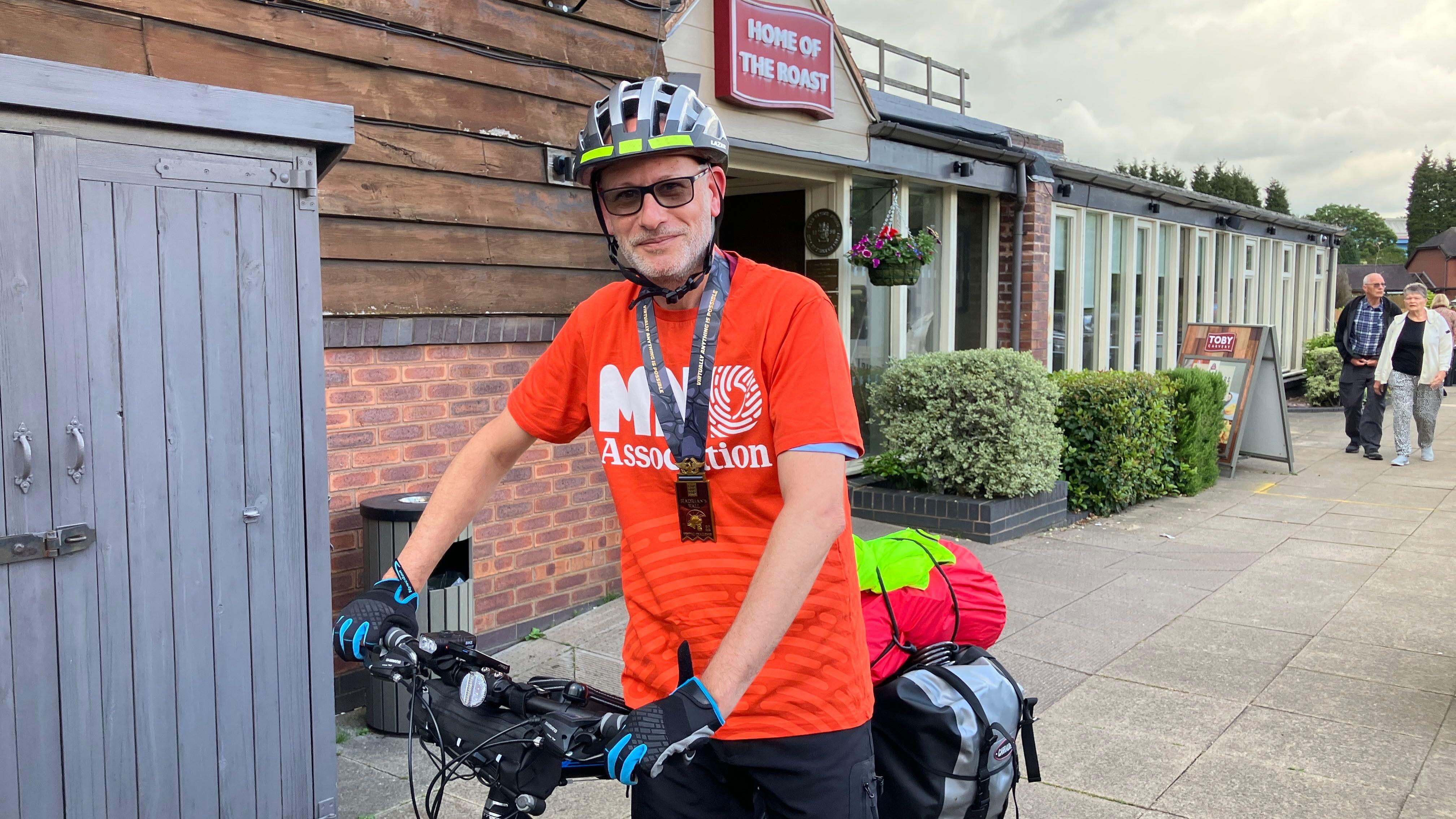 Man cycles 180 miles in memory of best friend