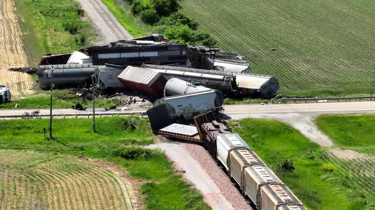 One killed, one injured in semi vs. train crash that caused massive ...