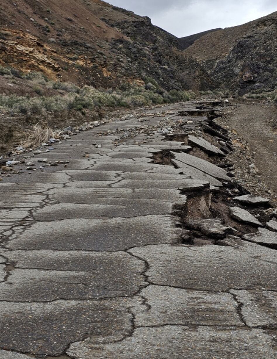 Lower Wildrose Road in Death Valley reopens 3 years after flooding