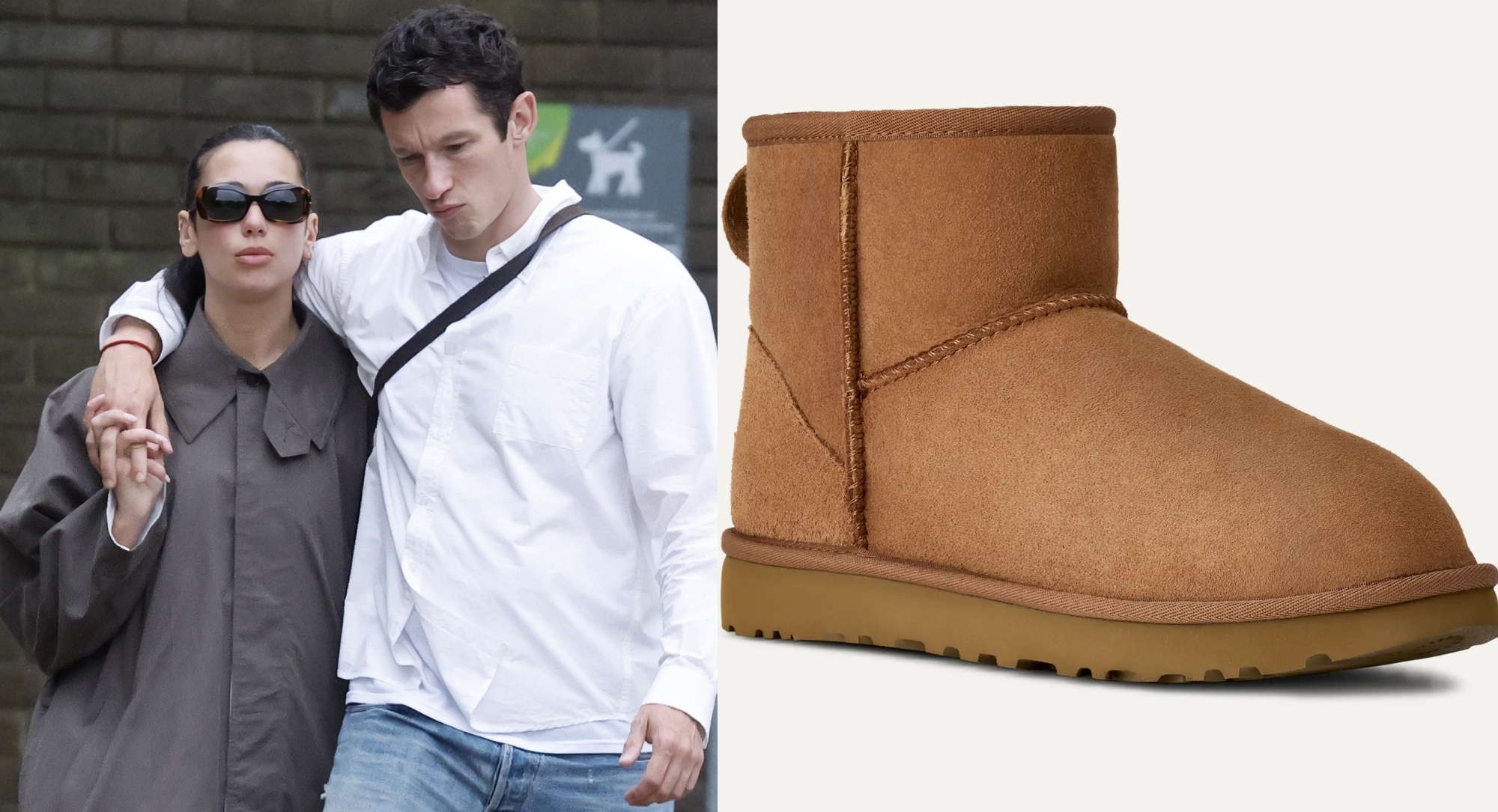Dua Lipa dons Uggs for honeymoon stroll with husband Callum Turner